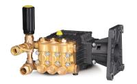 China FLOWMONSTER gasoline/diesel engine drive washer pump 3WZ-1807D1A brass high pressure triplex plunger pump 250Bar 15LPM for sale