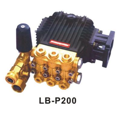 China FLOWMONSTER washer pump P200 brass high pressure triplex plunger pump 200Bar 18LPM for sale