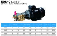 China FLOWMONSTER DS series High Pressure Triplex Plunger Pump 12-72LPM 100-500Bar/1450-5075Psi for sale