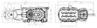 China FLOWMONSTER GTFH High Pressure Triplex Plunger Pump 8.2-28LPM 1100-2000Bar 32.3-55KW for sale