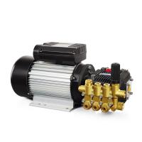China POWERJET LM-BM-DS High pressure mist fog machine brass plunger pump motor unit 100bar 1L/min for sale