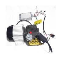 China POWERJET mobile pump motor unit 48V 500W stepless adjustable flow fogging machine 0-60V 0-8LPM misting machine for sale