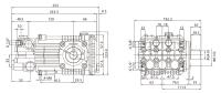 China FLOWMONSTER HT-N High Pressure Hot Temperature water Pump 11-30LPM 100-160BAR/1450-2320PSI for sale