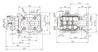 China FLOWMONSTER HB-F3 High Pressure Hot Temperature water Pump 8-15LPM 70-100BAR/1450PSI for sale