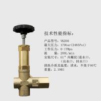 China FLOWGUARD unloader valve with by-pass VK200 pressure regulator 0-170Bar 200L/min for sale