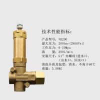 China FLOWGUARD unloader valve with by-pass VB200 pressure regulator 0-200Bar 200L/min for sale