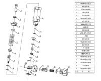 China FLOWGUARD unloader valve with by-pass VB200 pressure regulator 0-200Bar 200L/min for sale