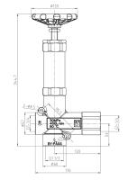 China FLOWGUARD unloader valve with by-pass VRP450 pressure regulator 0-300Bar 450L/min for sale