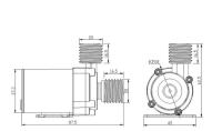 China FLOWLEAP Quiet working DC pump brushless submersible water pump long life centrifugal pump KCP-800 KCP-1200 for sale