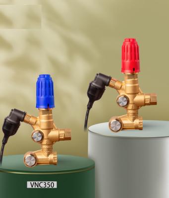 China FLOWGUARD unloader valve with switch VNC350 0-350bar 40LPM for sale