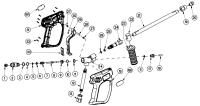 China FLOWGUIDE triplex plunger pump pressure washing gun for sale