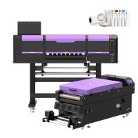 China 24 Inch DTF Ink Printer Machine 60cm RIIN / Flexi Platform Suction for sale