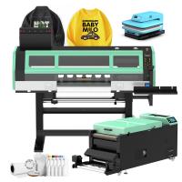 China Epson I3200*4 60cm DTF Printer Machine Print color CMYKW for sale
