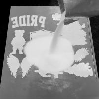 China White hot melt powder suitable for DTF heating film, no odor for sale