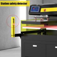 China Double Station Fully Automatic DTF Heat Transfer Film Heat Press Machine for sale