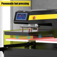 China Large Automatic DTF Transfer Film Heat Press Machine With Infrared Positioning Guidance for sale