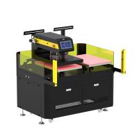 China Two-station infrared positioning fully automatic DTF film heat transfer machine for sale