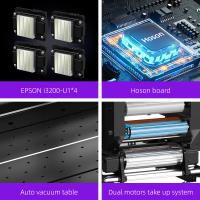 China 4 Head Gold / Silver Foil Effect Making In One Time 60cm UV DTF Printer for sale