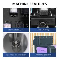 China 60cm A1 DTF Printer Machine 1KW Two Stage Heating Effective Color Fixation for sale