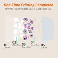 China 30cm UV DTF Desktop Printer A3 UV DTF Printer AB Pet Film for sale