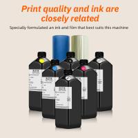 China A3 UV DTF Printer UV Sticker Printer PET Film Transfer Printing Machine for Glass for sale