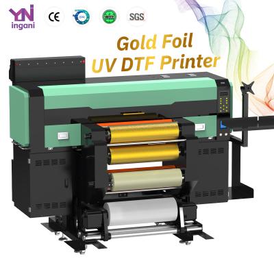 China A1 UV DTF Printer with Gold Foil Golden Supplier Impresora UV DTF I3200 Head 60cm for sale