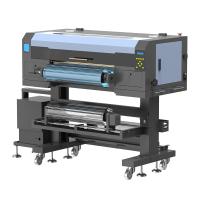 China 60cm UV DTF Printer with I3200 Printer Heads ab Film Crystal Label Printing Machine for Bottle for sale
