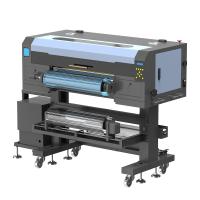 China 60cm UV DTF Printer with I3200 Printer Heads ab Film Crystal Label Printing Machine for Bottle for sale