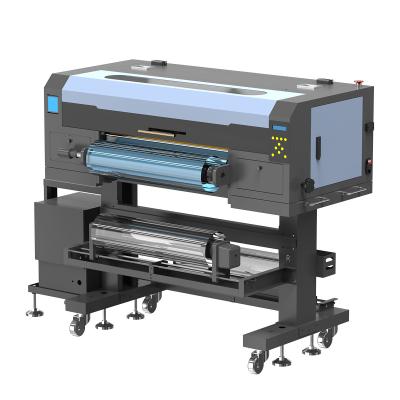 China 60cm UV DTF Printer with I3200 Printer Heads ab Film Crystal Label Printing Machine for Bottle for sale