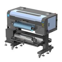 China 60cm UV DTF Printer with I3200 Printer Heads ab Film Crystal Label Printing Machine for Bottle for sale