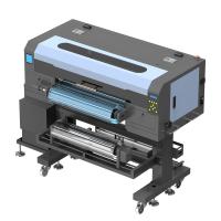 China 60cm UV DTF Printer with I3200 Printer Heads ab Film Crystal Label Printing Machine for Bottle for sale