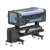 China 24in UV DTF Printer with I3200 Printer Heads AB Film Crystal Label Printing Machine for Cup for sale