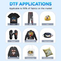 China A3 Size Full-Automatic DTF Printer with High Quality Pet Film Transfer and 1 Year Warranty for sale