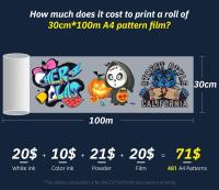 China Ingani Support After-sales Service 2 Head Dtf Printer A4 12inch 30cm I1600 A3 Dtf Printer With Shaker and Dryer for sale