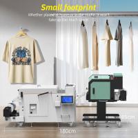 China Ingani High Quality Custom Logo 2 Head I1600 Direct to Film Printing Dtf Printer Machine With Shaker and Dryer for sale