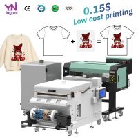 China Ingani Supercolor A4 White Ink Pump Circulation 30CM DTF Printer Impresora With Dual I1600 Printhead Powder Shaking Oven Machine for sale