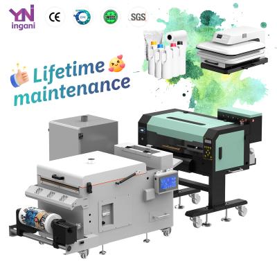 China Ingani All in One 30cm I1600 Small High Resolution DTF T-shirt Textile Fabric Printer With Shaker Heater for sale