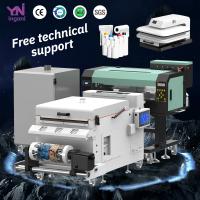 China Ingani New Dtf Drucker Pet Film t Shirt Printing Machine 30 cm Automatic 12 Inch I1600 2 Head Dtf Printer With Powder Shaker for sale