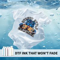 China 500ML DTF Printer Ink Cmyk White Environmentally Friendly Odorless Ink for sale