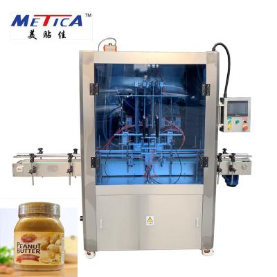 China Automatic Bottle Filling Machine For Peanut Butter 1000bph - 1500bph for sale