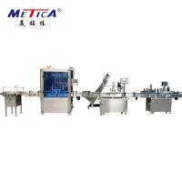 China Automatic Scrub Cream Bottle Unscrambler‑Filling‑Capping‑Labeling‑Coding Production Line for sale