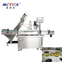 China Rotary Type Automatic Glass Bottle Sealing And Capping Machine 2000bph for sale