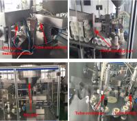 China 10-50mm Tube Filling Machine With 5-50ml Filling Range And 50-250mm Tube Length for sale