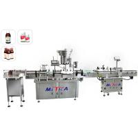 China 3KW Fully Automatic Monoblock Filling Machine With Screw Capping For Syrup for sale