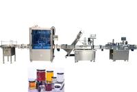China 4 Heads Servo Motor Piston Filler Bottle Filling Mechanism / Bottle Filling System for sale