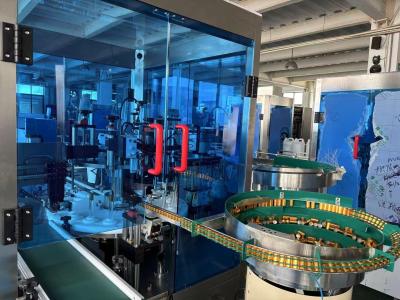 China Automatic perfume filling machine with crimpping and labeling for sale