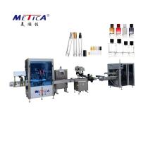 China 1800bph fully automatic perfume filling crimpping labeling boxing machine for sale