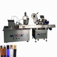 China Auto roll on bottle deodorant filling capping and labeling machine for sale