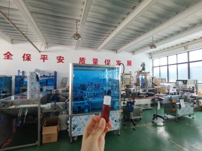 China Automatic monoblock  oral liuquid bottle feeder filling capping and labeling line for sale
