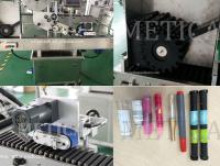 China Automatic high speed ball pen / tube / small round bottle labeling machine for sale